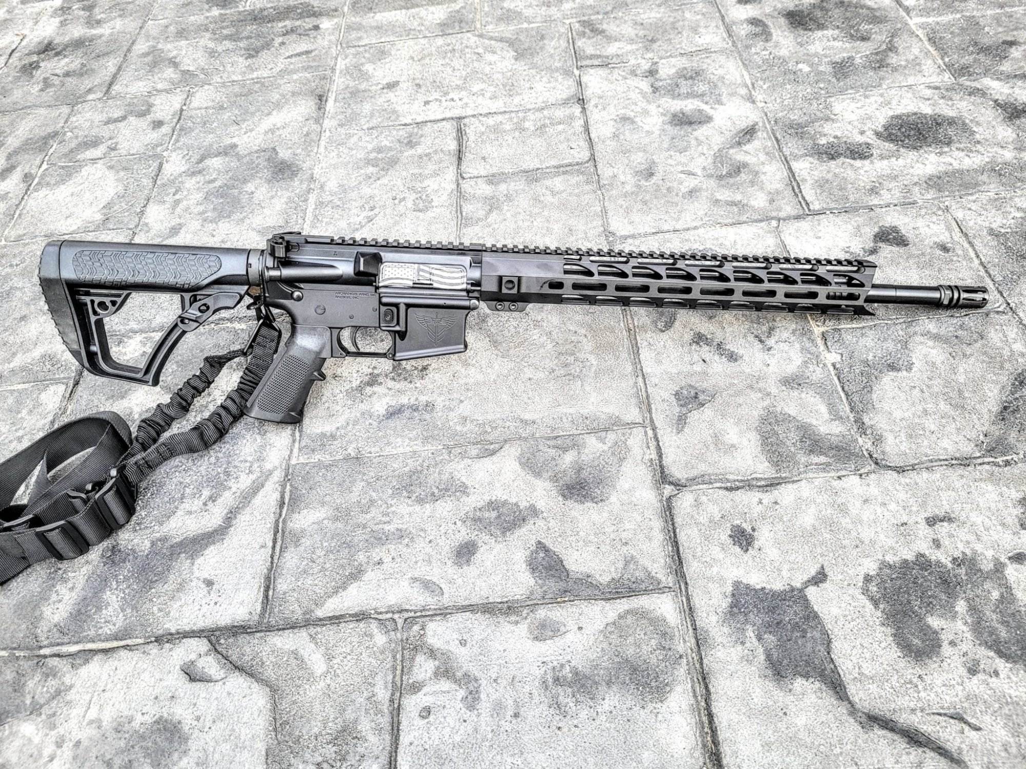 NEW YORK COMPLIANT 20″ 5.56 AR15 Rifle – 17″ ODIN Handguard – ARCHANGEL ...